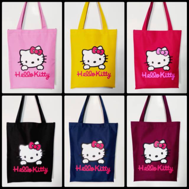 Jual tote bag kpop HELLO KITTY | Shopee Indonesia