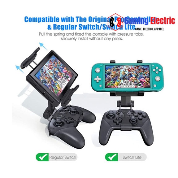 Jual Mobile Clamp Holder Clip Mount Pro Controller Nintendo S Dan Lite ...