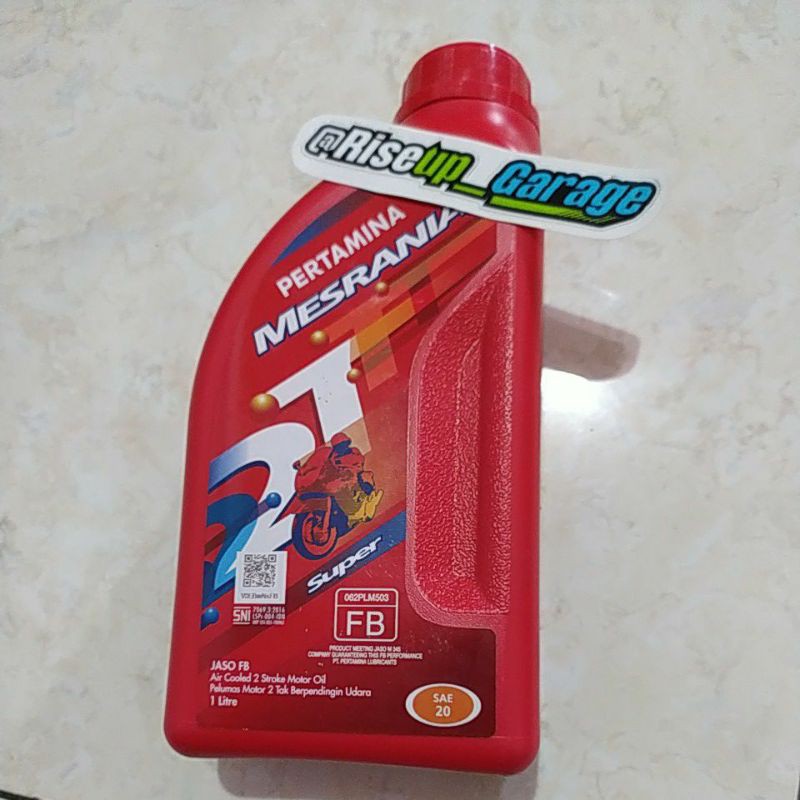 Jual oil oli mesrania mesran 2T super cocok buat touring aman dimesin ...