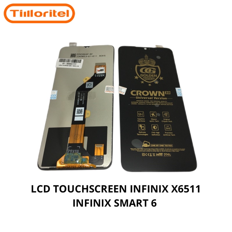 Jual LCD TOUCHSCREEN INFINIX SMART 6 / X6511 INCELL BLACK | Shopee ...