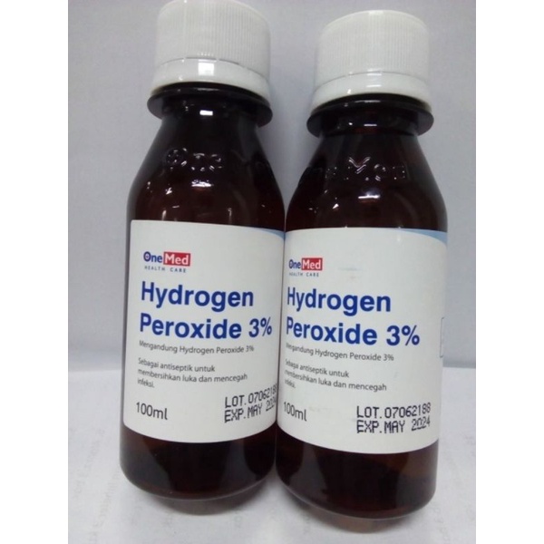 Jual H2O2 3% 100ml Onemed | Shopee Indonesia