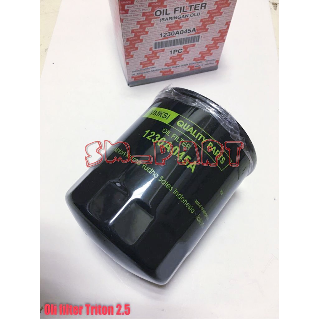 Jual oil filter filter Oli Pajero Sport Triton 2.5 2500cc 1230a045a ...