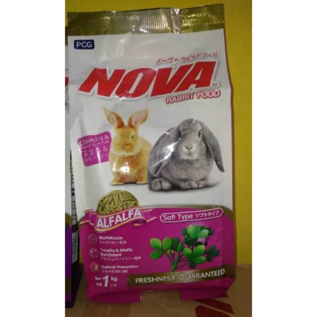 Jual NOVA Rabbit Food ALFALFA 1Kg | Shopee Indonesia