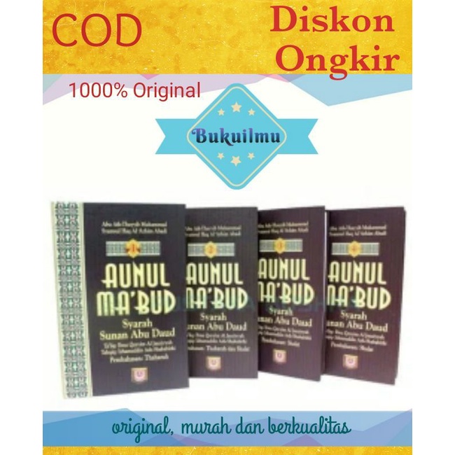 Jual Syarah Sunan Abu Daud. Aunul Ma'bud. Pustaka Azzam. Penjelasan ...