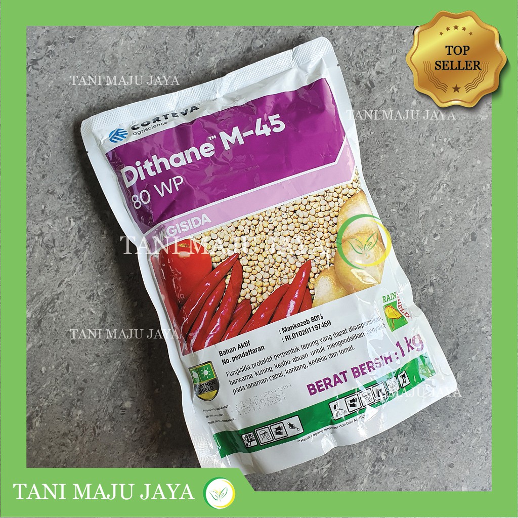 Jual Fungisida Dithane M-45 80WP 1KG ORIGINAL ASLI 100% Obat Pembasmi Jamur Cacar Daun Tanaman ...