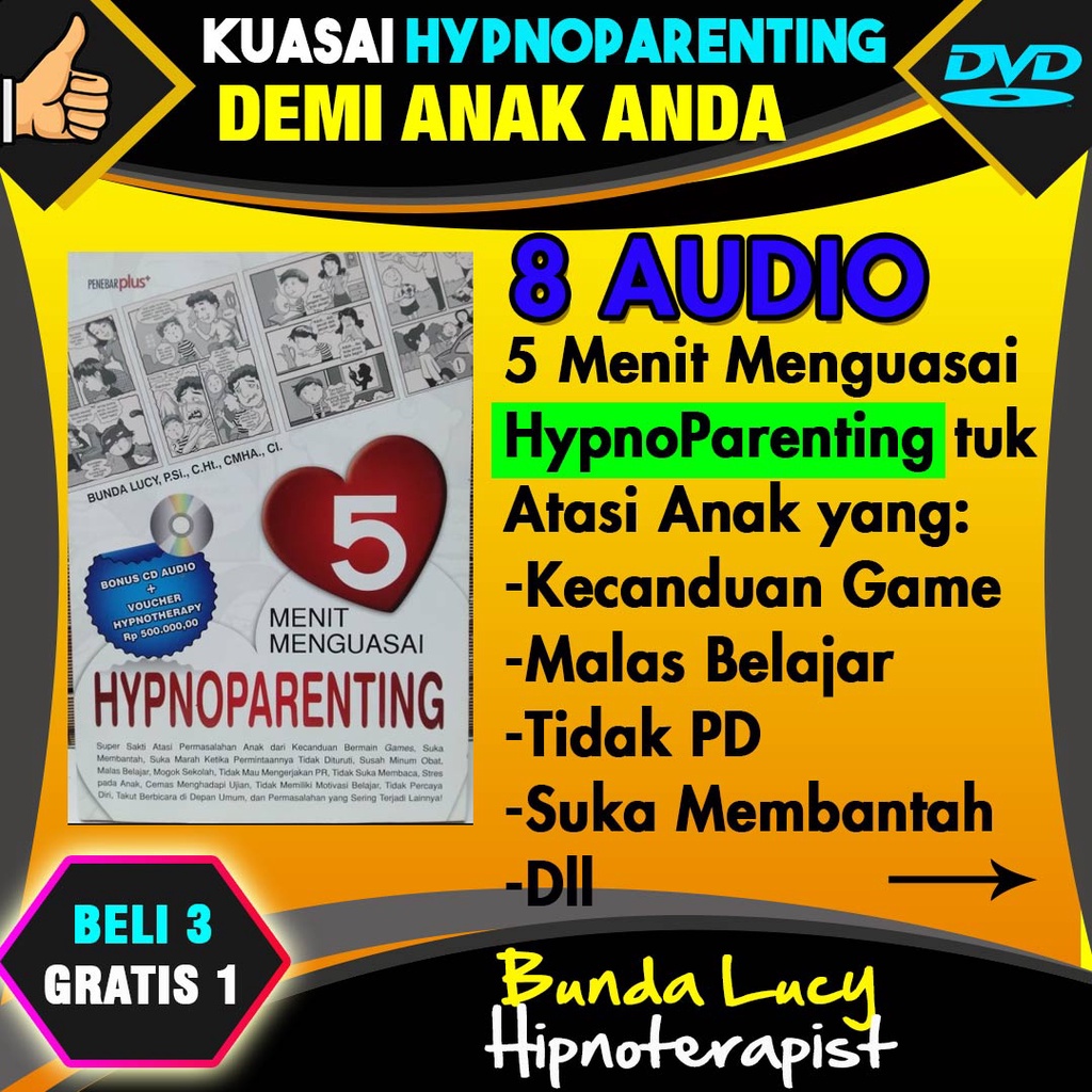 Jual Belajar Hypnoparenting n Atasi Gangguan Mental Anak Anda by Bunda ...