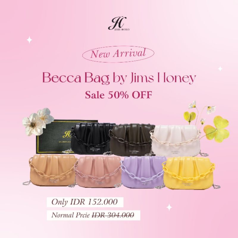 Jual BECCA BAG JIMSHONEY (FREE EXCLUSIVE BOX) | Shopee Indonesia