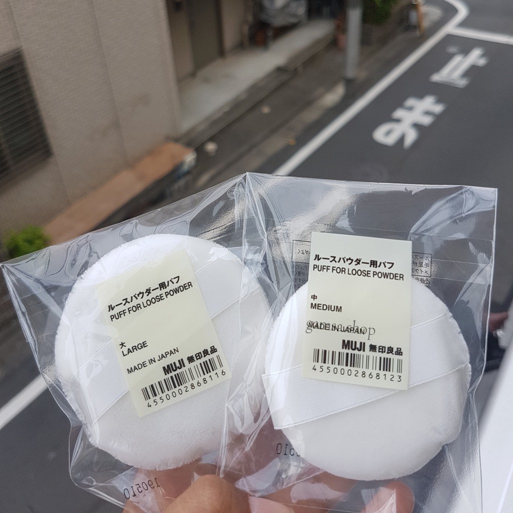 Jual MUJI PUFF LOOSE POWDER (Medium & Large) | Shopee Indonesia