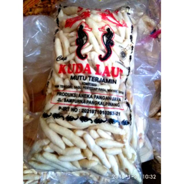 Jual STICK TELUR CUMI KUDA LAUT 250GRAM SNACK BANGKA ASLI KERUPUK ...