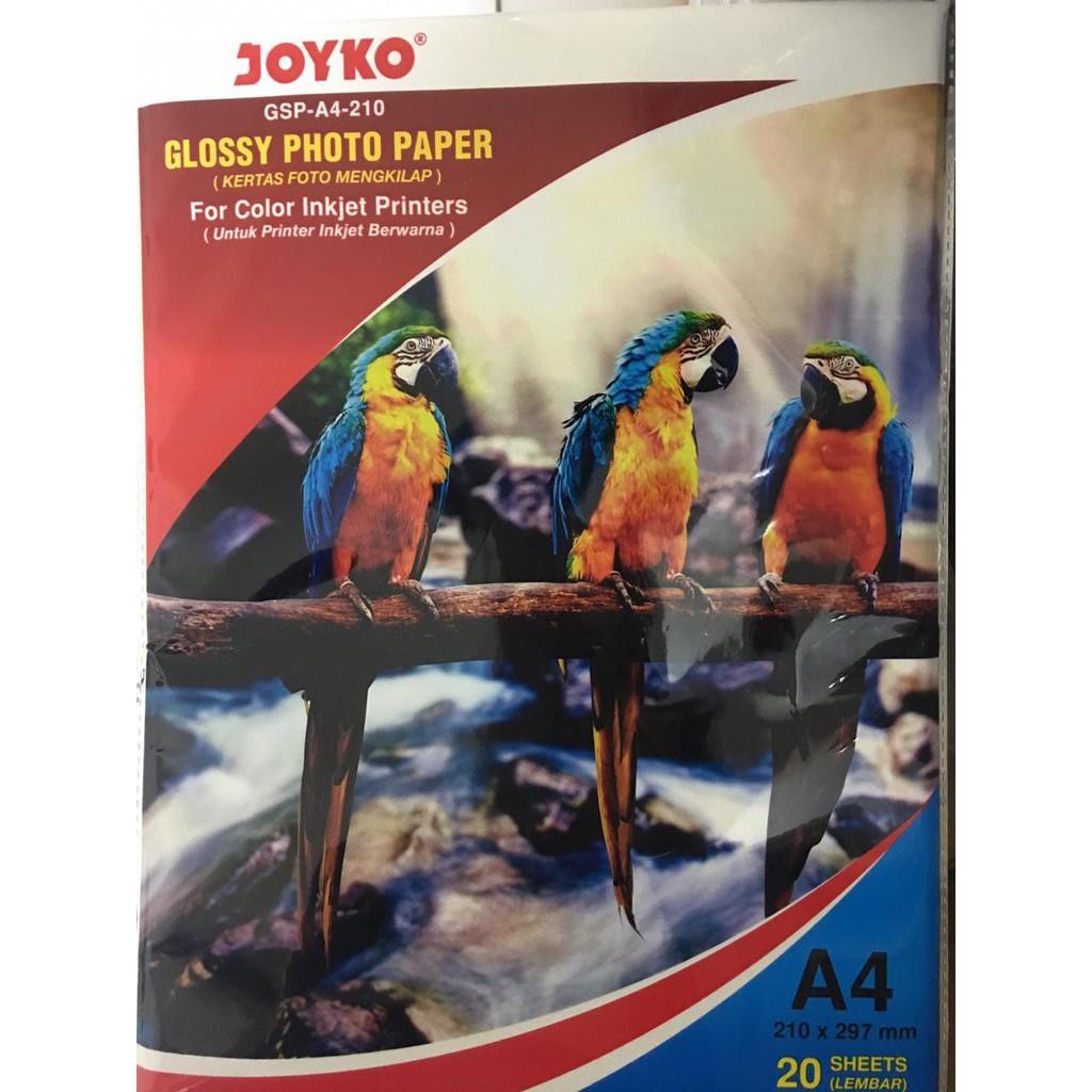 Jual Glossy Photo Paper Joyko A4 210gr | Shopee Indonesia