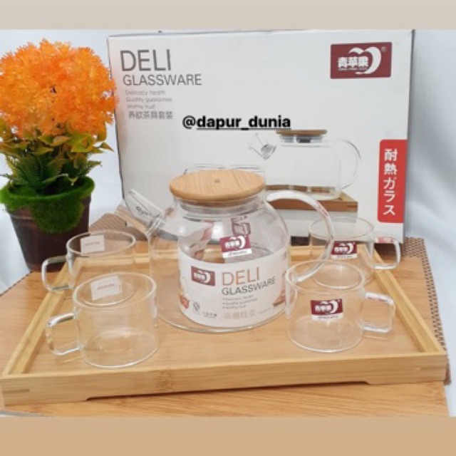 Jual Water jug deli 6pcs ( bamboo ) | Shopee Indonesia