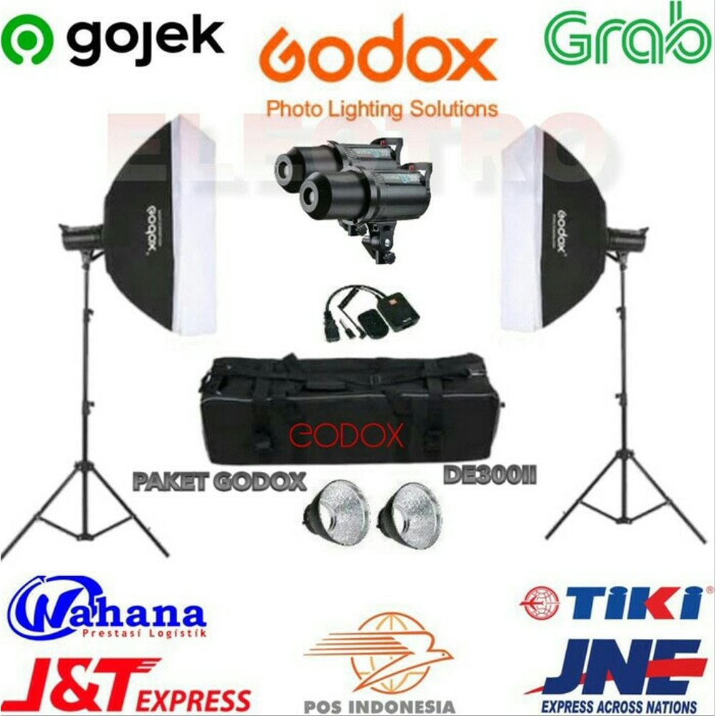 Jual Paket Lampu Studio Godox DE-300II | Shopee Indonesia