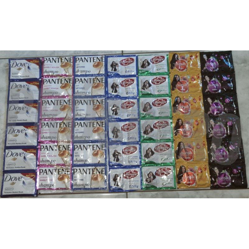 Jual Sampo Renteng Sachet berbagai variasi | Sampo Renceng Shampoo ...