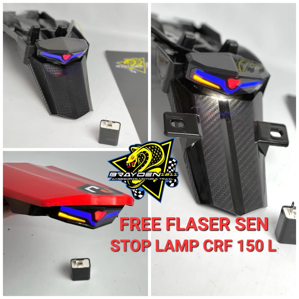 Jual STOP LAMP 3IN1 CRF/SPAKBOR BELAKANG CRF PLUS LAMPU/LAMPU STOP CRF ...