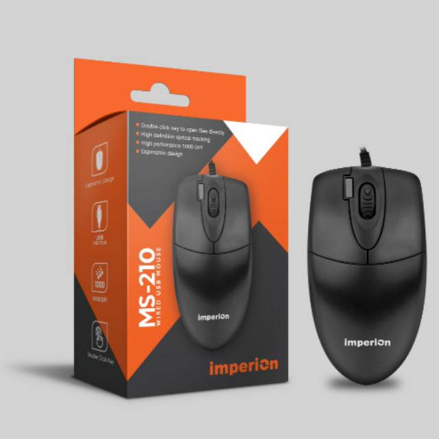Jual Mouse Imperion MS-210 (Mouse standard / Mouse Office) | Shopee ...
