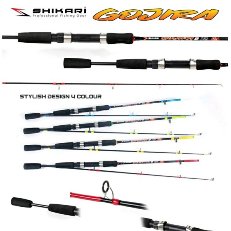 Jual FISHING ROD JORAN STICK KATROL PANCING SHIKARI GOJIRA FIBER SOLID ...
