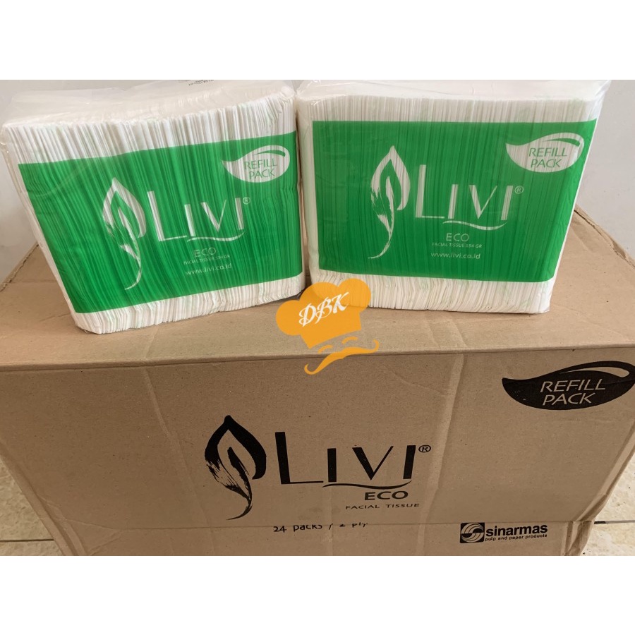 Jual Tissue LIVI ECO Facial Refill 600s / Tisu Wajah | Shopee Indonesia
