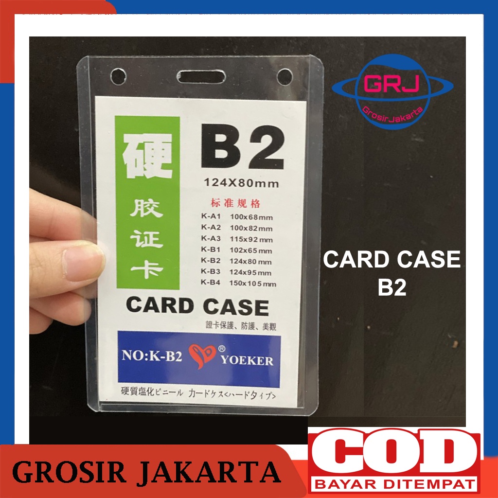 Jual Card case B2 Plastik id card | Shopee Indonesia