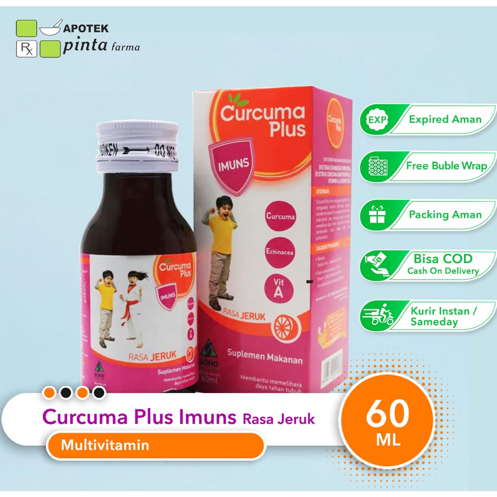Jual Curcuma Plus Imuns Sirup 60 ml | Shopee Indonesia