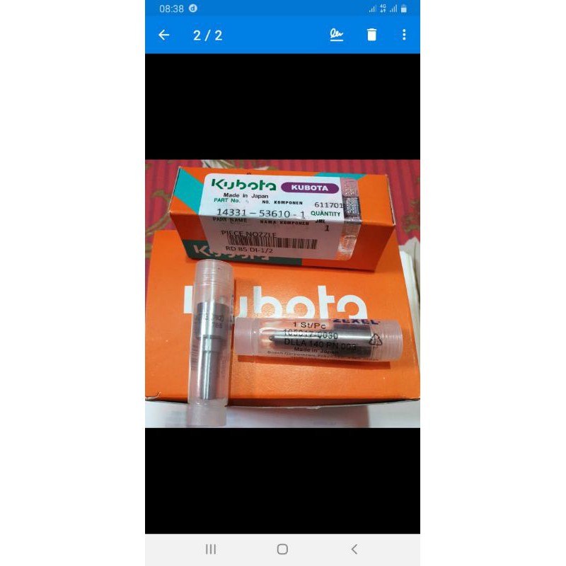 Jual Nosel Kubota RD85 4Lubang | Shopee Indonesia