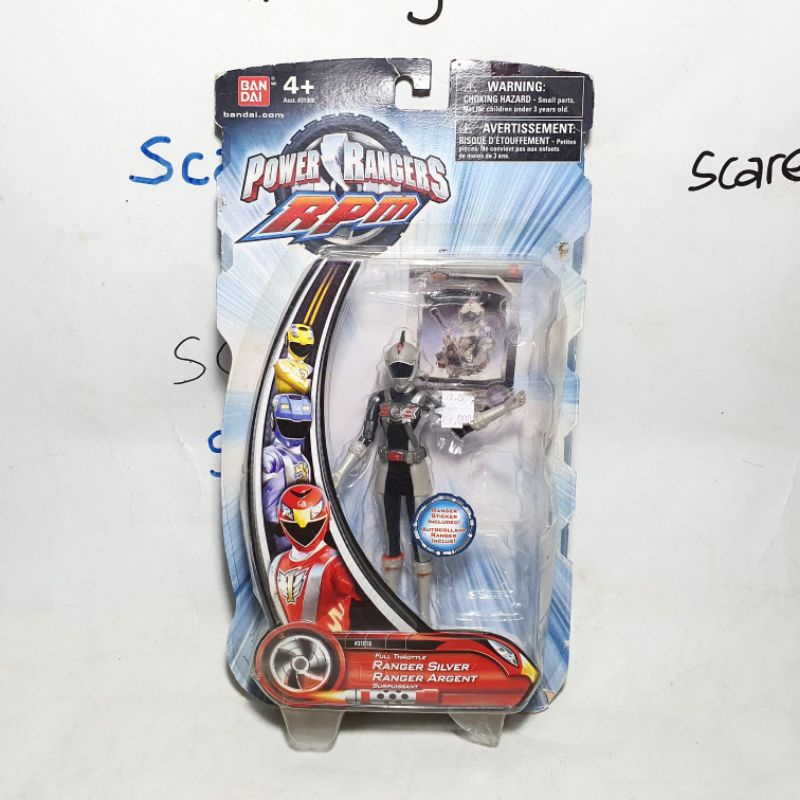 Jual Power Rangers RPM Silver Ranger Full Throttle - Sentai Goonger ...