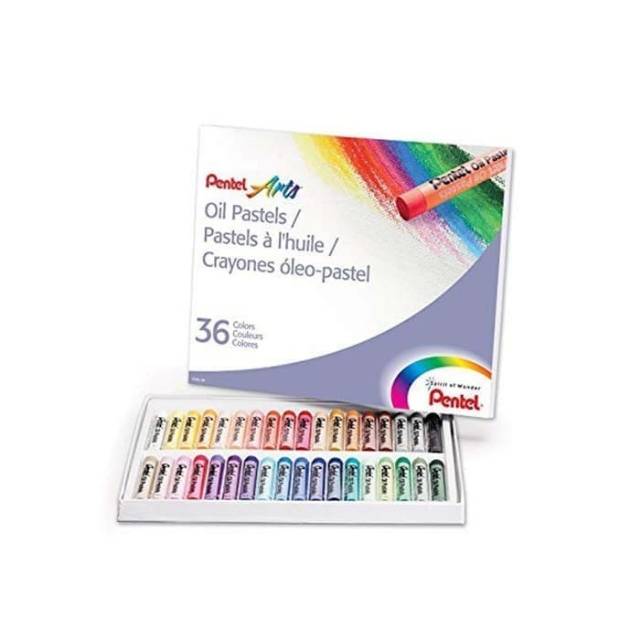 Jual Crayon Pentel Arts Oil Pastel 36 Warna | Shopee Indonesia