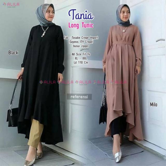Jual Tania long tunik by alila | Shopee Indonesia
