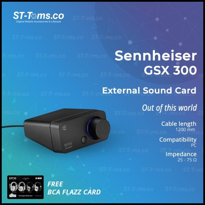Jual Epos Sennheiser Gsx 300 / Gsx300 / External Usb Sound Card Dac ...
