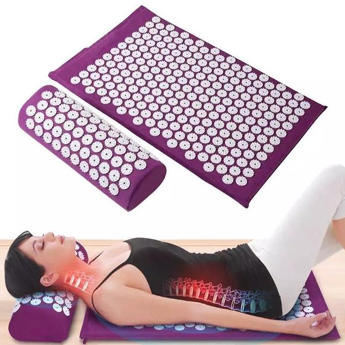 Jual Acupressure Yoga Mat Matras Kesehatan Terapi Punggung Cushion ...