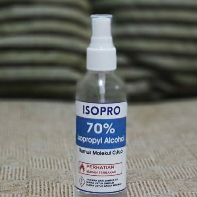 Jual ISOPRO Isopropyl Alcohol 70% ukuran 100ml | Shopee Indonesia
