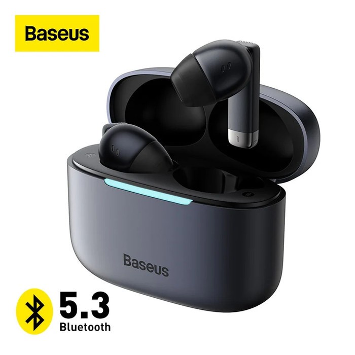 Jual Baseus E9 TWS Bowie Headset Bluetooth ENC Earbuds True Wireless Earphones Stereo | Shopee ...