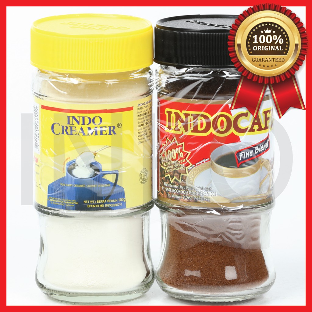 Jual INDOCAFE SPECIAL SET INDO CREAMER 100GR INDOCAFE FINE BLEND 50GR ...