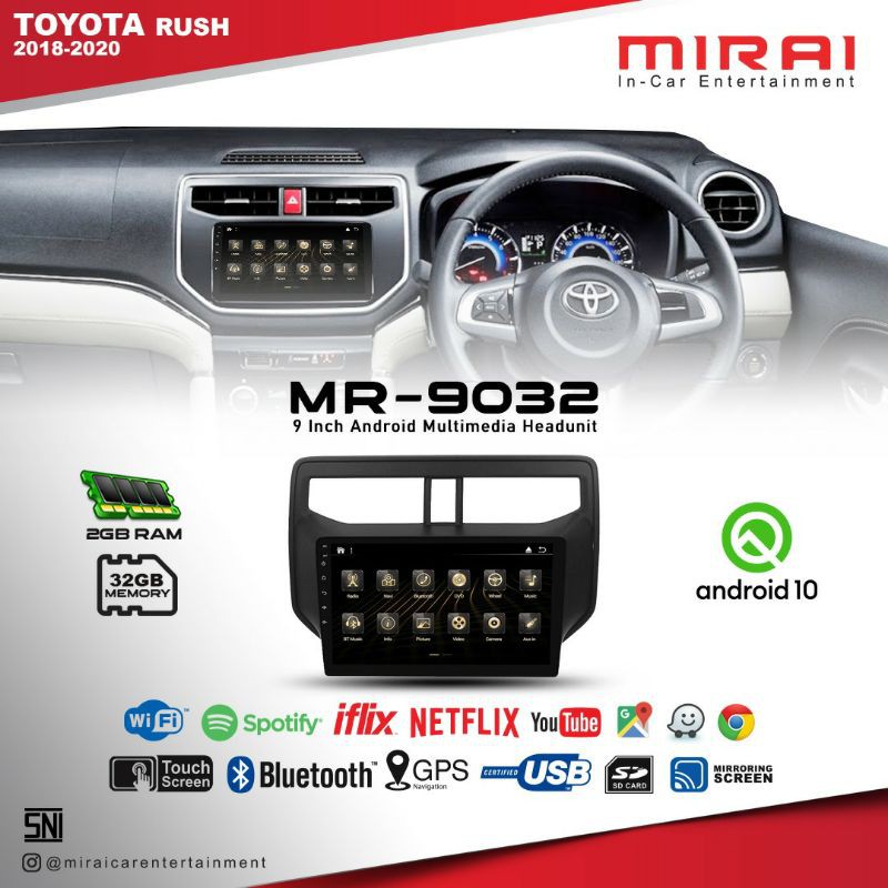 Jual Head unit android Rush Terios 2018 - 2021 - tv oem rush terios ...
