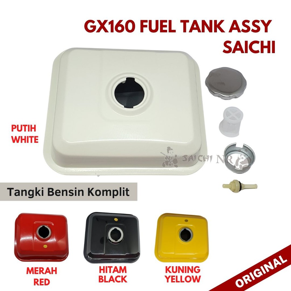 Jual Tangki Bensin Tangki Diesel Fuel Tank Assy GX160 SAICHI | Shopee ...