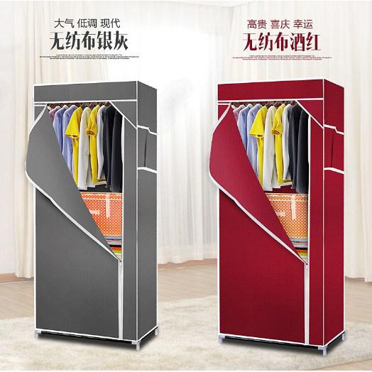 Jual Simple Cloth Rack Wardrobe / Rak Baju Pakaian / Lemari Pakaian ...