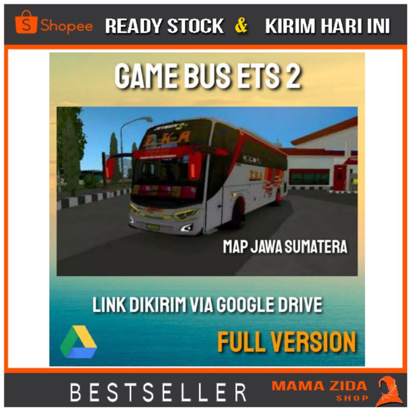 Jual LINK GAME PC GAME BUS SIMULATOR INDONESIA ETS 2 MAP JAWA SUMATERA ...