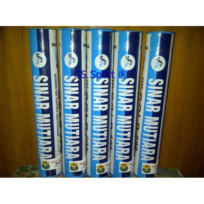 Jual Shuttlecocks Sinar Mutiara Gold 600 (Biru) | Shopee Indonesia
