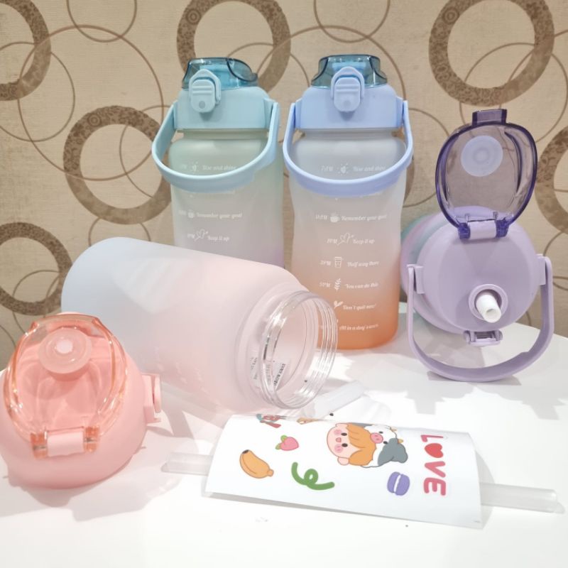 Jual BOTOL GRADASI VIRAL MINUM BOTOL KANCING ANTI TUMPAH | Shopee Indonesia