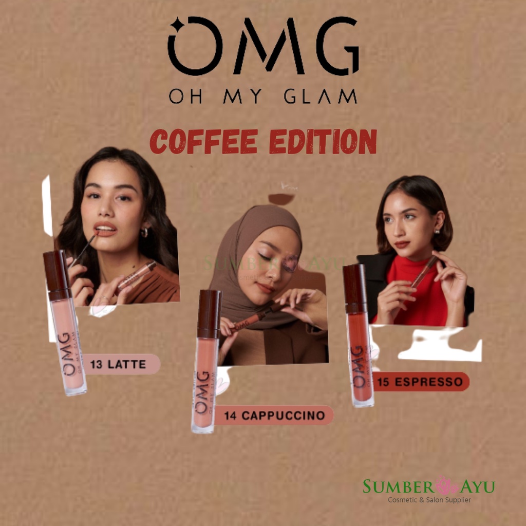 Jual OMG OH MY GLAM Matte Kiss Lip Cream | Shopee Indonesia