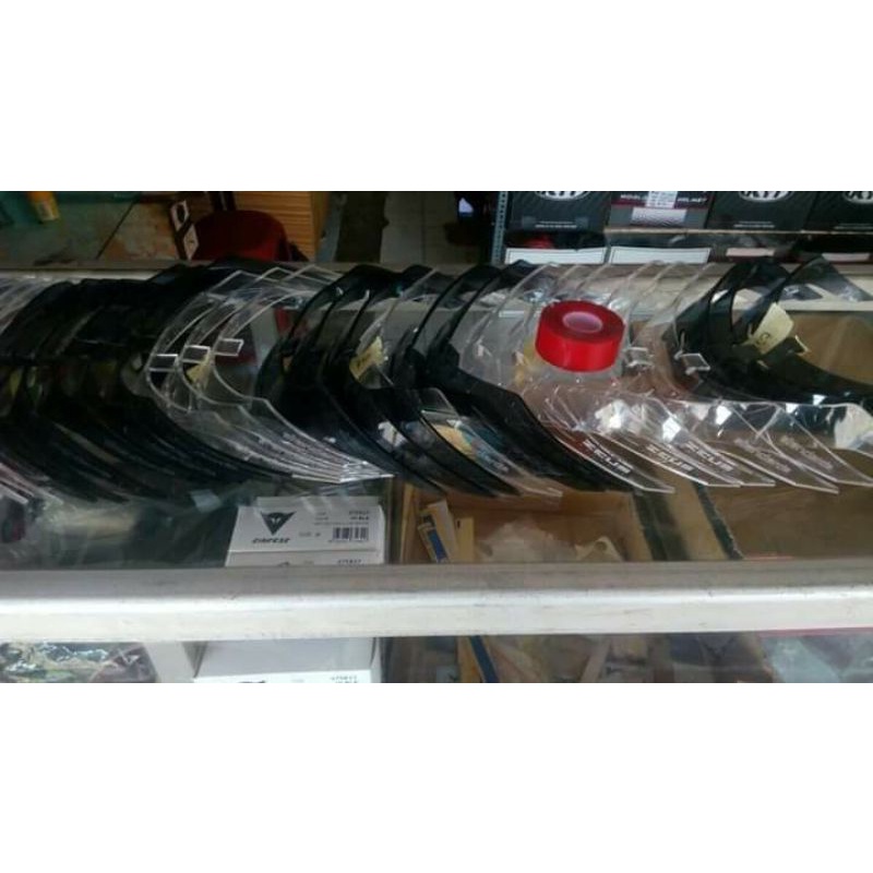 Jual spoiler helm semua tipe helm r10 rc7 k2r falcon vendetta dj maru ...