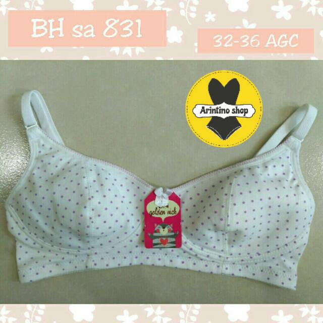 Jual Bh Bra Golden Nick SA 831 Cup A (32-36) Kait 2 Remaja Motif ...
