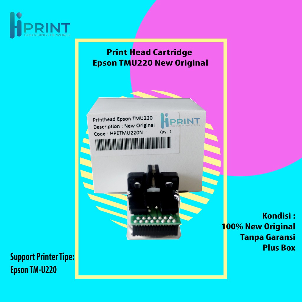 Jual Print Head Epson TMU220 TM-U220 Original Printhead Printer TMU 220 ...