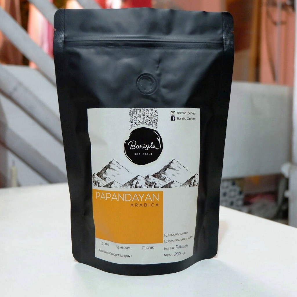 Jual PAPANDAYAN Arabika Kopi Asli Garut Bubuk Biji 250 gr Arabica ...