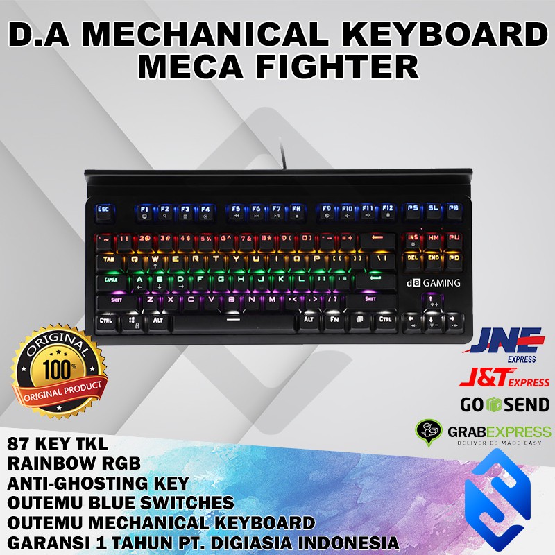 Jual DIGITAL ALLIANCE MECA FIGHTER MECHANICAL KEYBOARD OUTEMU BLUE ...