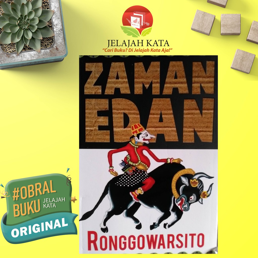 Jual Buku Zaman Edan - Ronggowarsito #obralbukujelajahkata | Shopee ...
