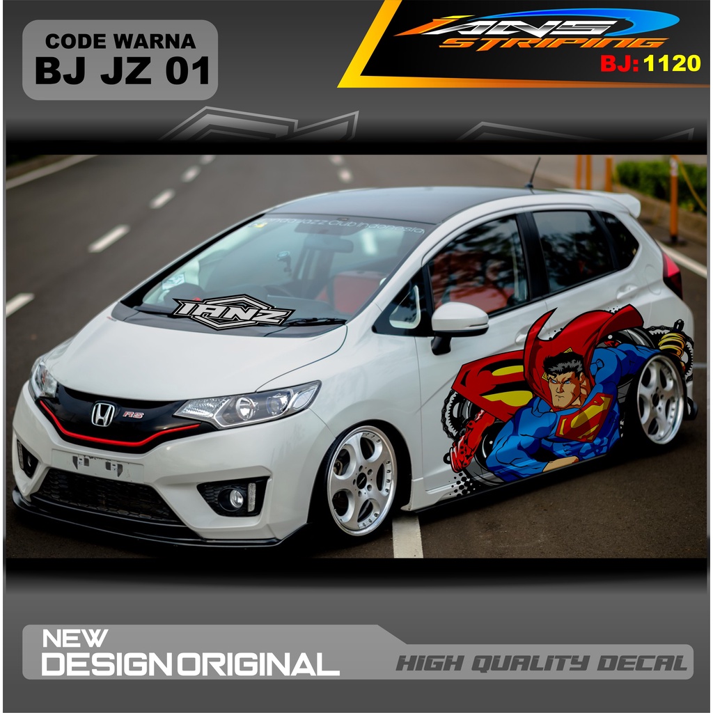 Jual VARIASI STIKER MOBIL JAZZ / STIKER MOBIL BRIO / DECAL STIKER MOBIL ...
