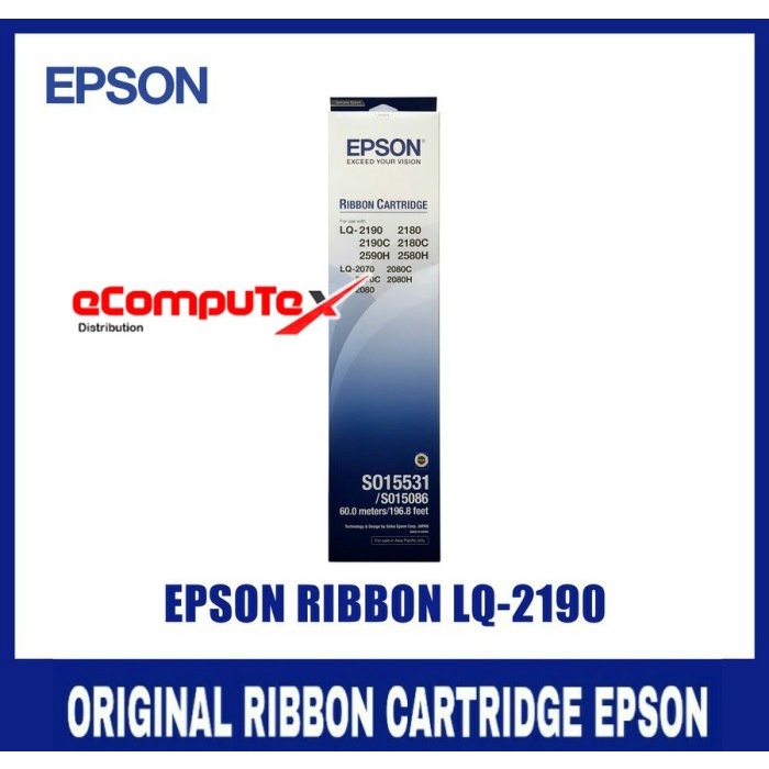 Jual RIBBON CARTRIDGE / CATRIDGE PITA PRINTER EPSON RC LQ2190 LQ 2190 ...