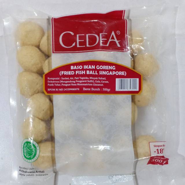 Jual CEDEA FRIED FISH BALL SINGAPORE / BASO IKAN GORENG 500GR | Shopee ...
