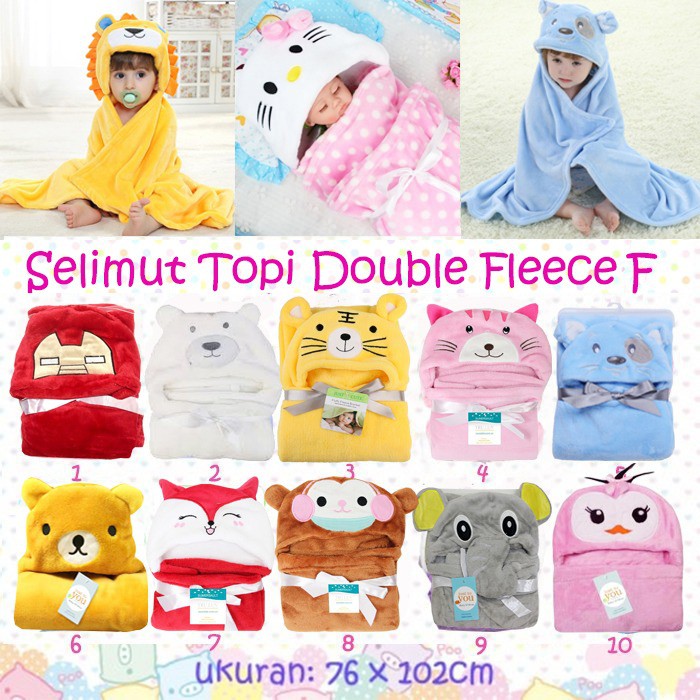 Jual Selimut Topi / Selimut Bayi Carter's Double Fleece F Selimut ...