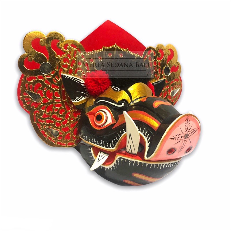 Jual Topeng / Tapel Hiasan Kepala Barong Ket, Bangkung & Macan Dekorasi ...